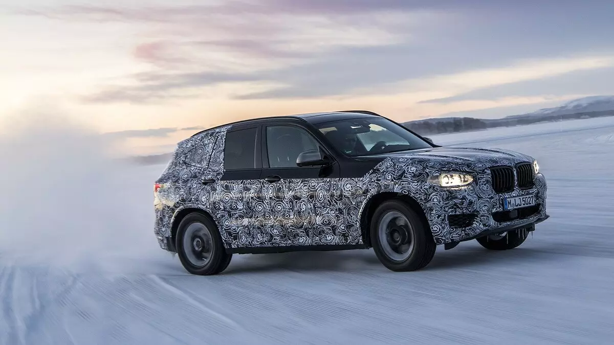 Kâlde test: BMW toande in nije X3 op wintertsstests yn Sweden 31005_2