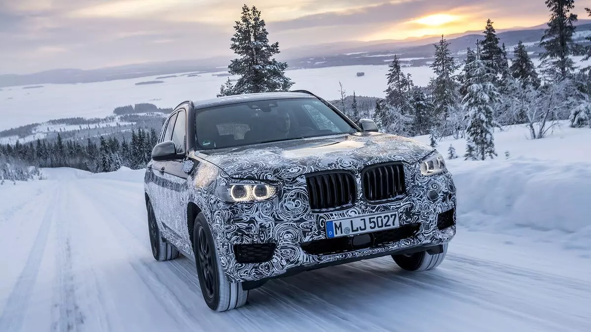 Kâlde test: BMW toande in nije X3 op wintertsstests yn Sweden 31005_6