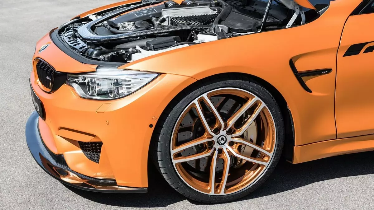 BMW M4 yn cael ei orfodi i 670 