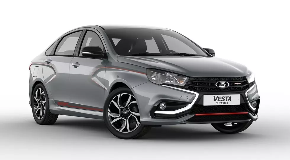 Serial Lada Vesta Sport: pwoblèm sispansyon ak fòse motè 31309_1