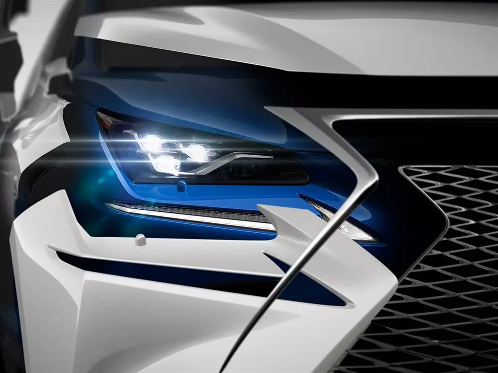 Lexus showed photos of the updated crossover NX