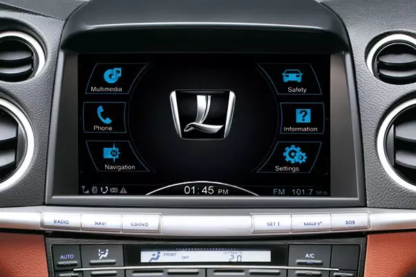 Luxgen7 SUV. Экран сістэмы Think +