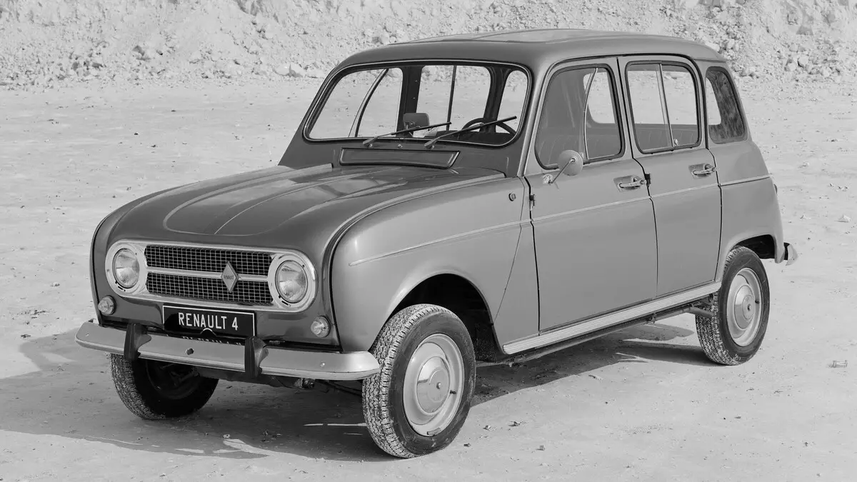 Renault 4 waa la soo dhaleeceeyaa qaabka isbadalka korantada. Hoogay, ma ahan sida 31661_1