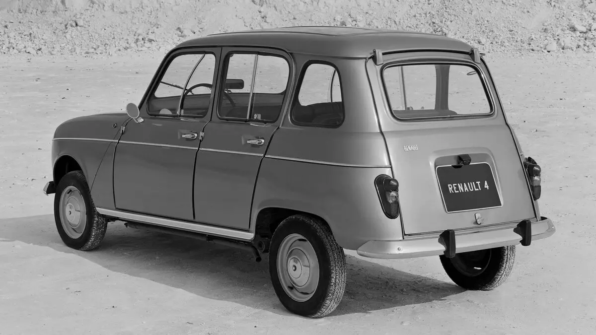 Renault 4 waa la soo dhaleeceeyaa qaabka isbadalka korantada. Hoogay, ma ahan sida 31661_2