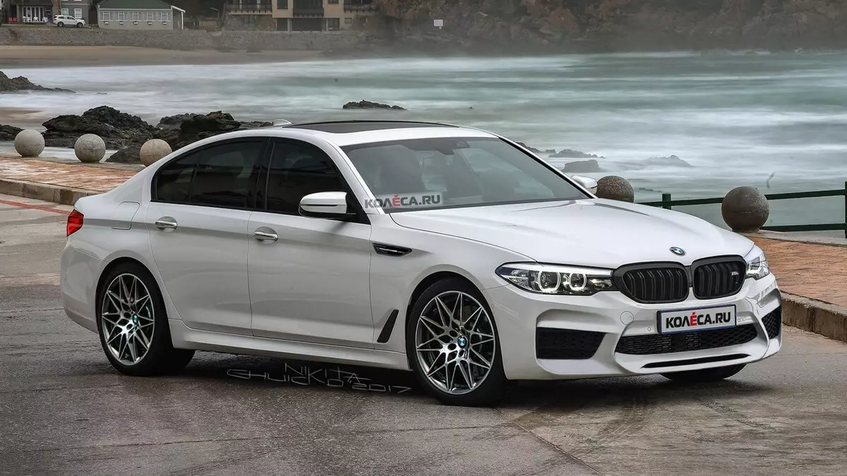 BMW M5 წინა