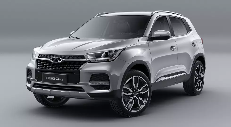 Once again, the updated Tiggo 4: Chery intriguits, but the cross is already revealed (the salon, like the senior SUV) 32328_8