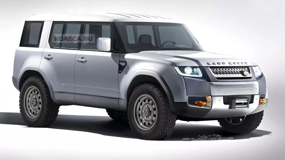 Bagong Land Rover Defender (Render Wheelter.