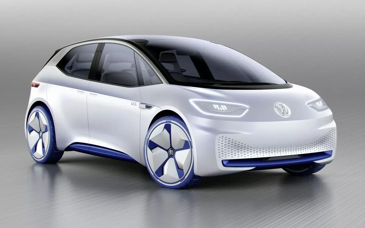 Konceptuel Volkswagen I.D. vil blive til en seriel elektrisk hatchback i.d. Neo i 2020.