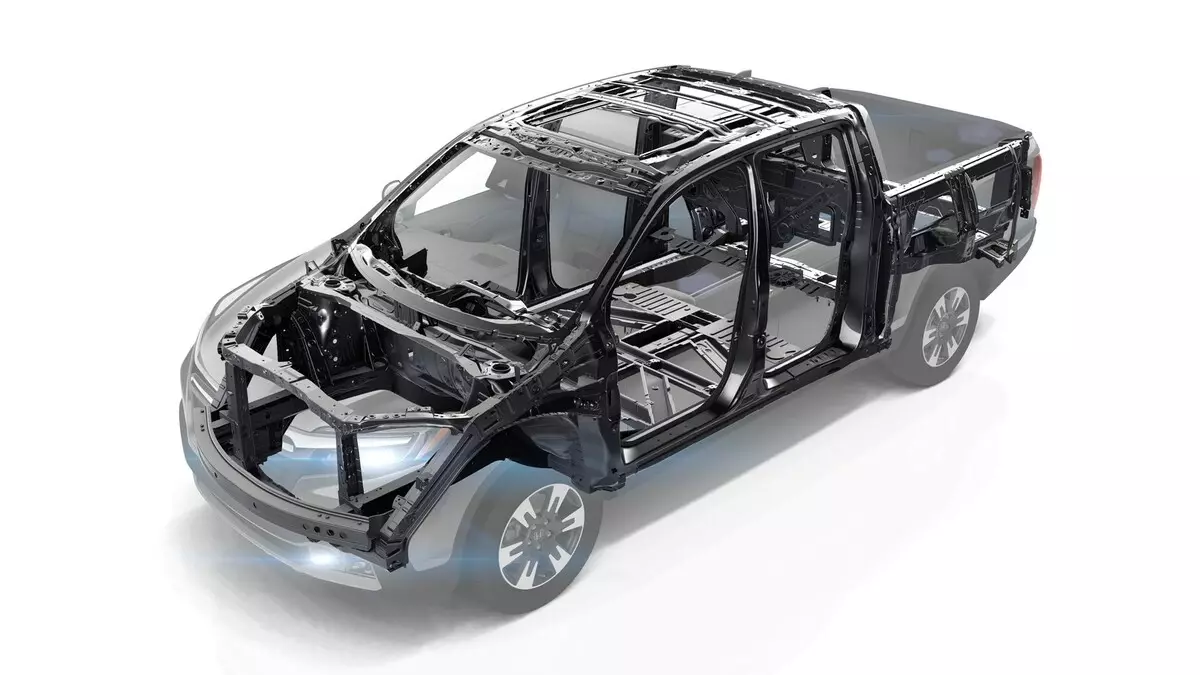 Honda Ridgeline: Pickup Market Offersider жаңа «Автоматты» жаңартылды және алды 32565_16