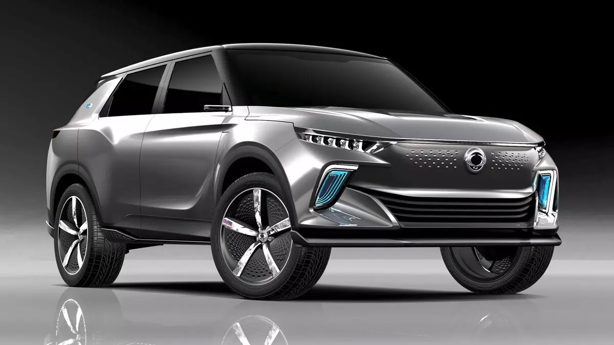 Ssangyong tregoi Musso Pickup dhe E-Siv Crossover Concept 32582_1