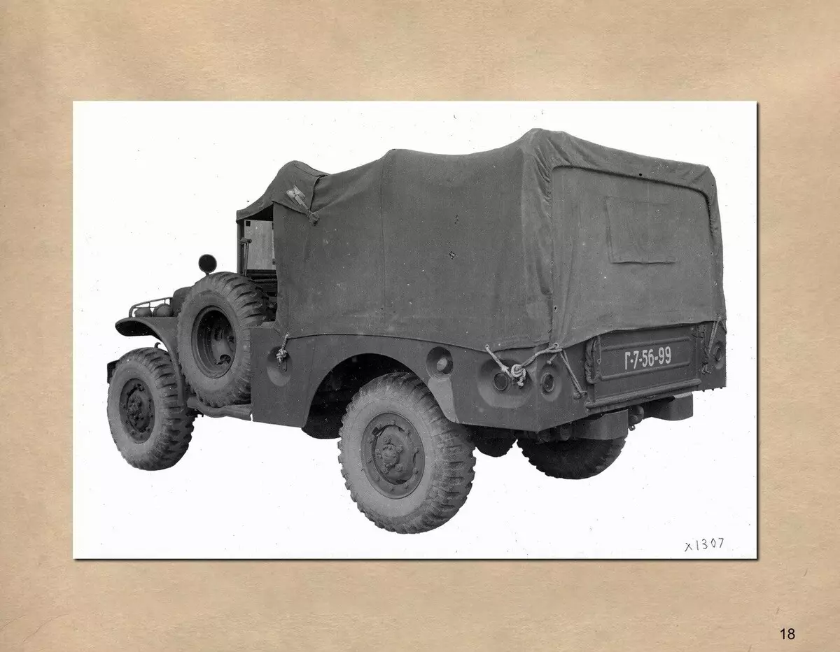Jumi Juma. Ca și în URSS, în timpul războiului, a apărut Dodge 3/4, dar numai pe hârtie 32629_4