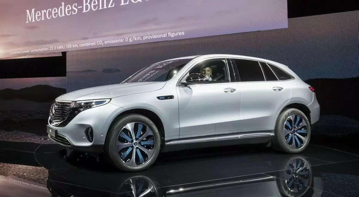 Electrocrossor Mercedes-Benz Eqc: De motè, 408 hp ak 5.1 segonn nan 