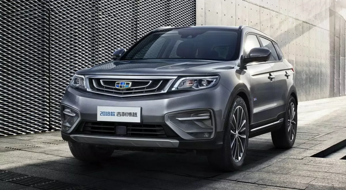 Geely har börjat en ny generation Atlas Crossover Tests 32775_5