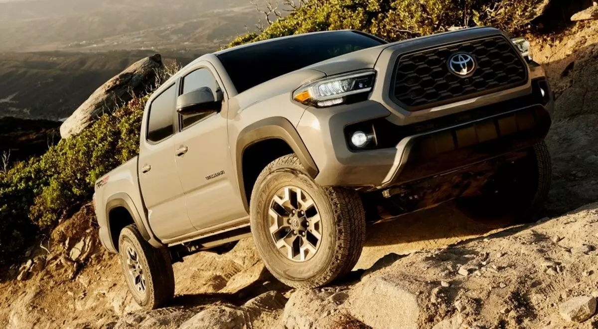 პიკაპის Toyota Tacoma-2020: გარეშე ახალი 