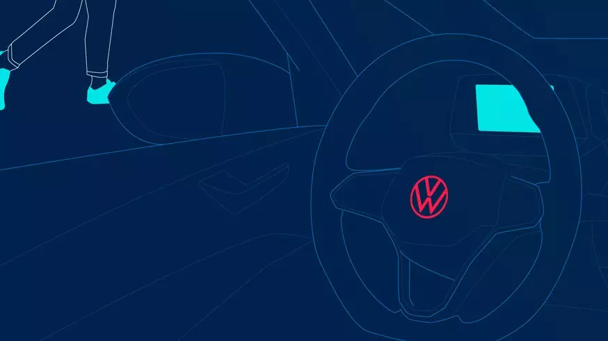 Ātruma pirmizrādes priekšvakarā Volkswagen teases New Teizers ID.4 32924_3