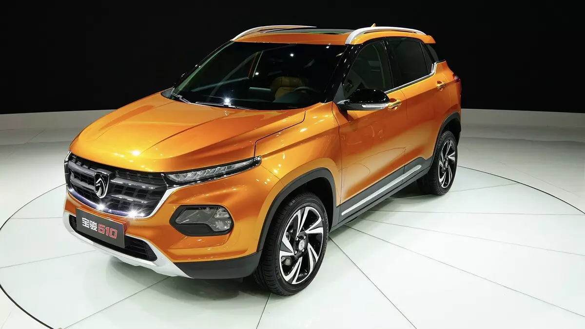 På bilden: Baojun 510 SUV. Crossover kommer att visas i början av året.