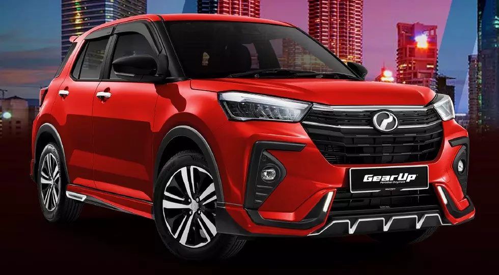 Cross Perodua Ativa. Babe Brothers Toyota- ից եւ Daihatsu- ից ավելի էժան Geely Coolray- ի կողմից փոխարկված 33491_5