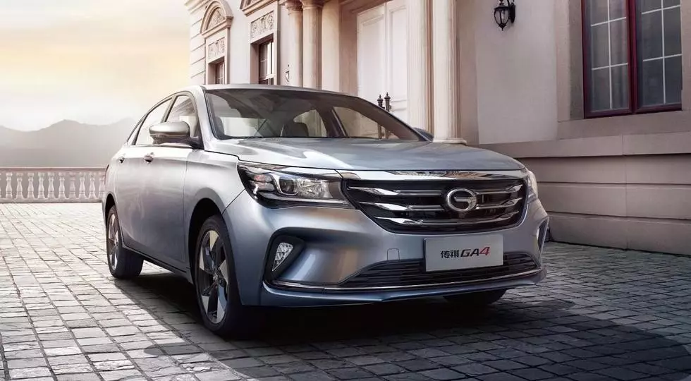 Lub GAC Trumpchi Ga4 Sedan ua tsis tiav hauv kev ua lag luam tom qab so tau tsiv mus rau 