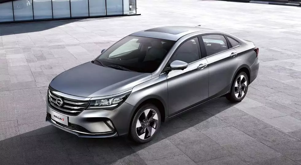 Lub GAC Trumpchi Ga4 Sedan ua tsis tiav hauv kev ua lag luam tom qab so tau tsiv mus rau 