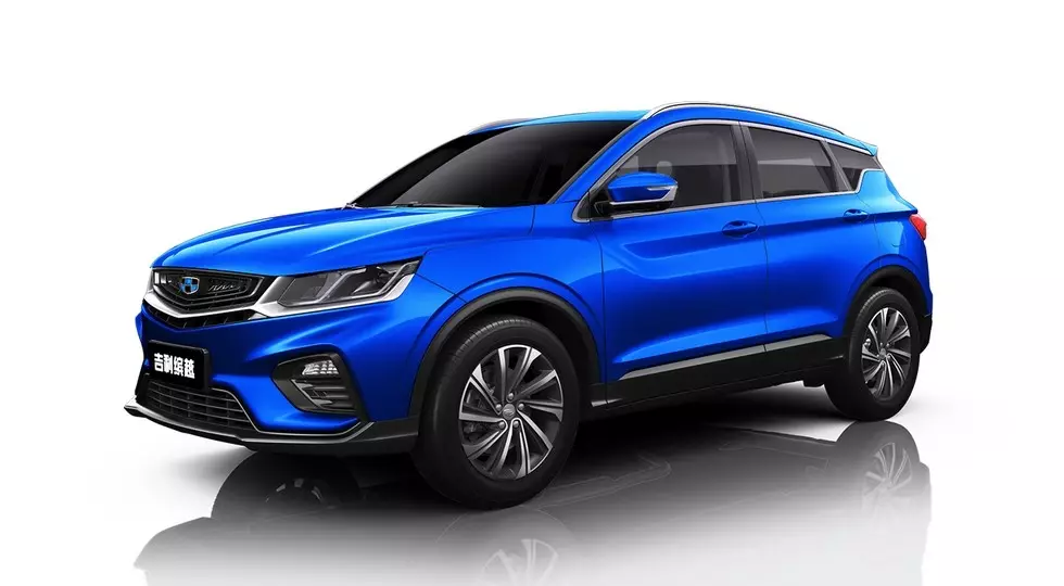 Նոր Geely Crossover. Երկու տուրբոս եւ գներ ավելի ցածր են, քան ատլասը: Մոդելը կհասնի Ռուսաստան 33823_1