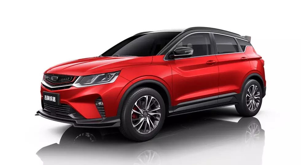 Նոր Geely Crossover. Երկու տուրբոս եւ գներ ավելի ցածր են, քան ատլասը: Մոդելը կհասնի Ռուսաստան 33823_3