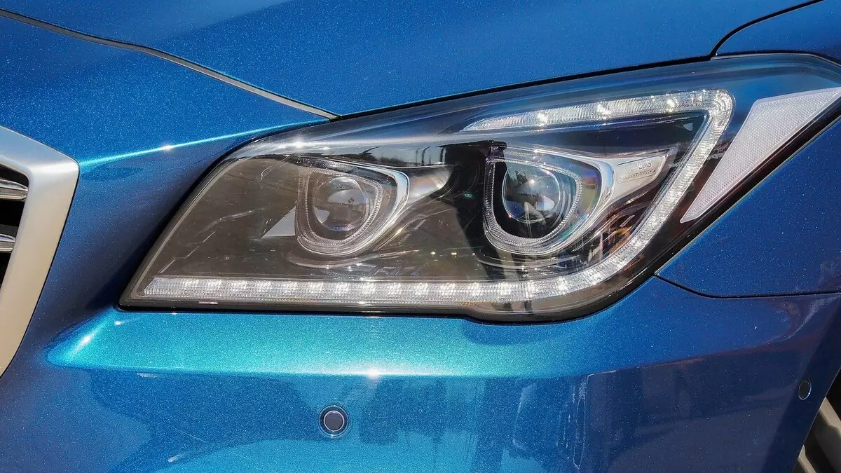 Genesis G80 Blue Headlight