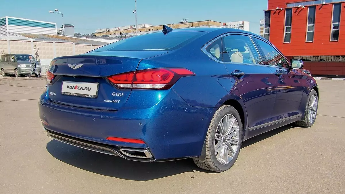 Genesis G80 Blue Rear