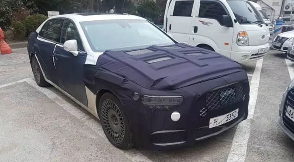 Yaradılış yenilənmiş flaqman sedan g90 testlərinə gətirildi 33877_1