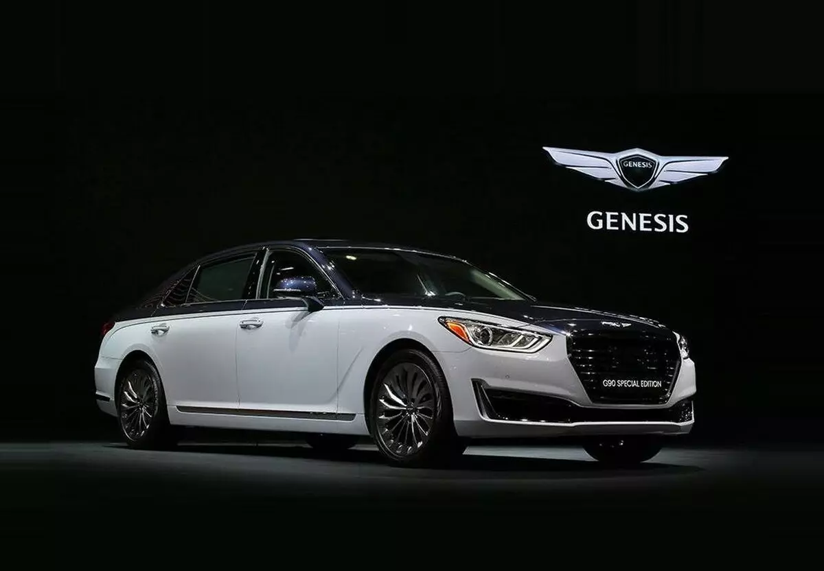 Gênesis mostrou uma nova versão do carro-chefe Sedan G90