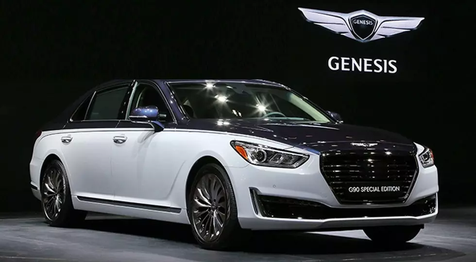 Gênesis mostrou uma nova versão do carro-chefe Sedan G90 33880_1