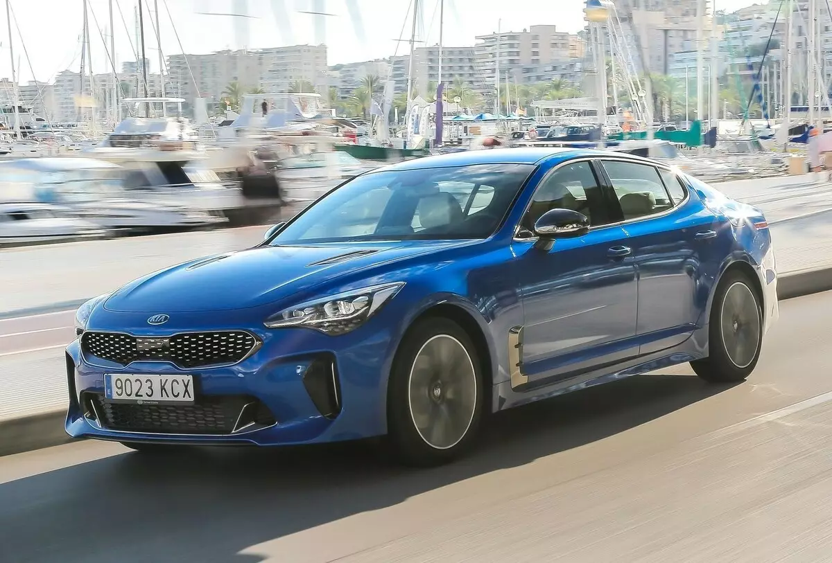 Бірінші KIA STINGER GT тесттері: Желіліктер Желіліктер Pensive ACP-мен 34253_4