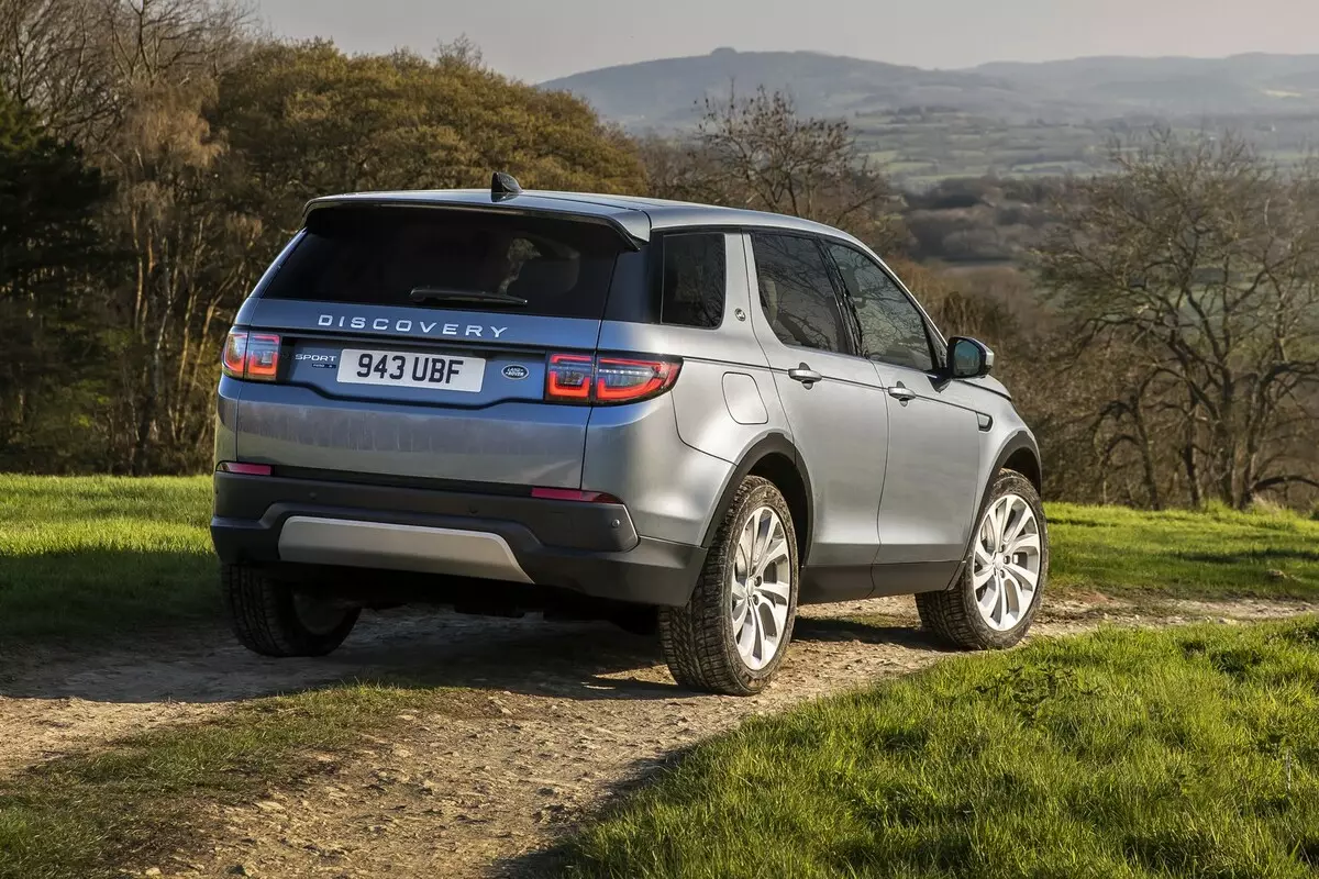 Atnaujinta Land Rover Discovery Sportas: minkštas hibridizacija ir kieta virtualizacija 34334_22