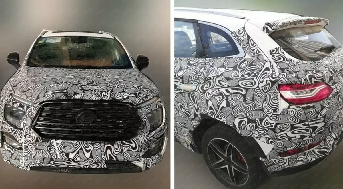 Nû SUV ji brandê, ku evoque û xray kopî kir: Naha di şêwaza Baojun û Hyundai de 34355_2