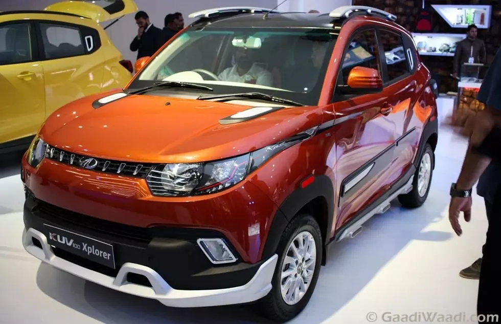 Mahindra kuv100 xplorer. Photo: gaadiwaadi.com.