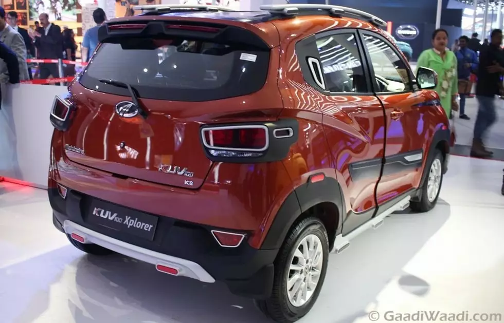 Mahindra Kuv100 Xplorer. Photo: gaadiwaadi.com.