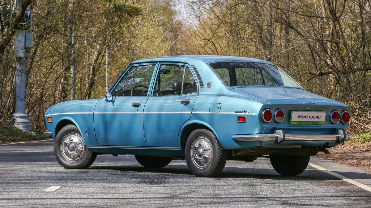 Sebagai Zhiguli, tetapi lebih baik: test drive Mazda RX-2 1972 34536_30