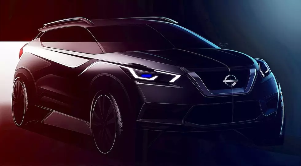 Sketch of Indian Nissan Kicks