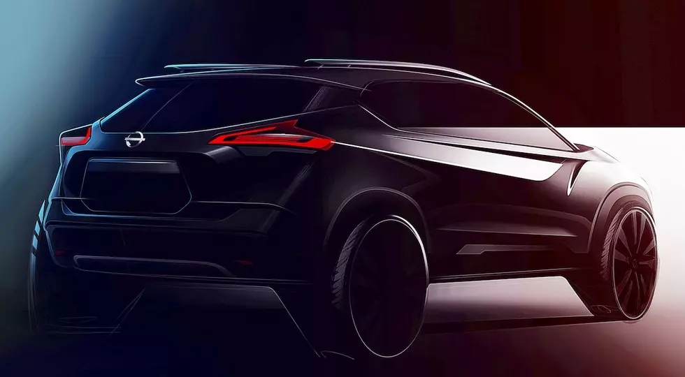 Sketch of Indian Nissan Kicks