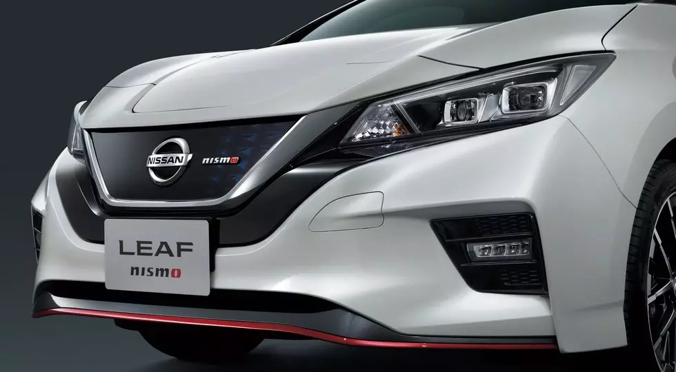 Serial Nissan Leaf Nismo: Ang labing mahal nga bersyon sa gamma, apan kung wala ang pagtaas sa gahum 34831_2