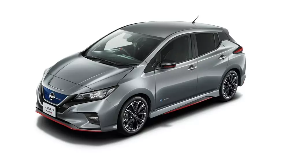 Serial Nissan Leaf Nismo: Ang labing mahal nga bersyon sa gamma, apan kung wala ang pagtaas sa gahum 34831_6