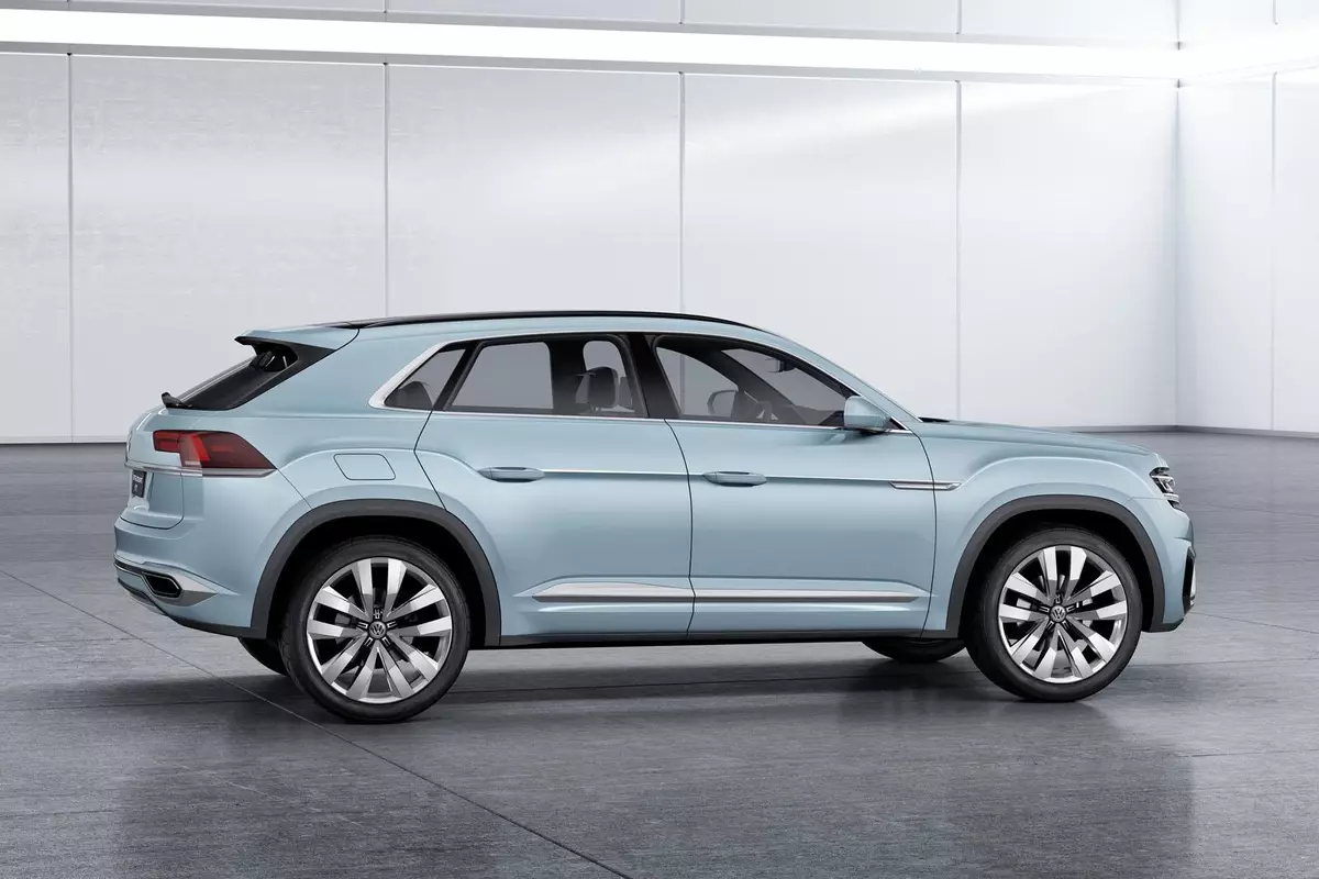 Novo Volkswagen Tiguan Drew Baseado em Cruz Coupe Gte Concept 3494_5