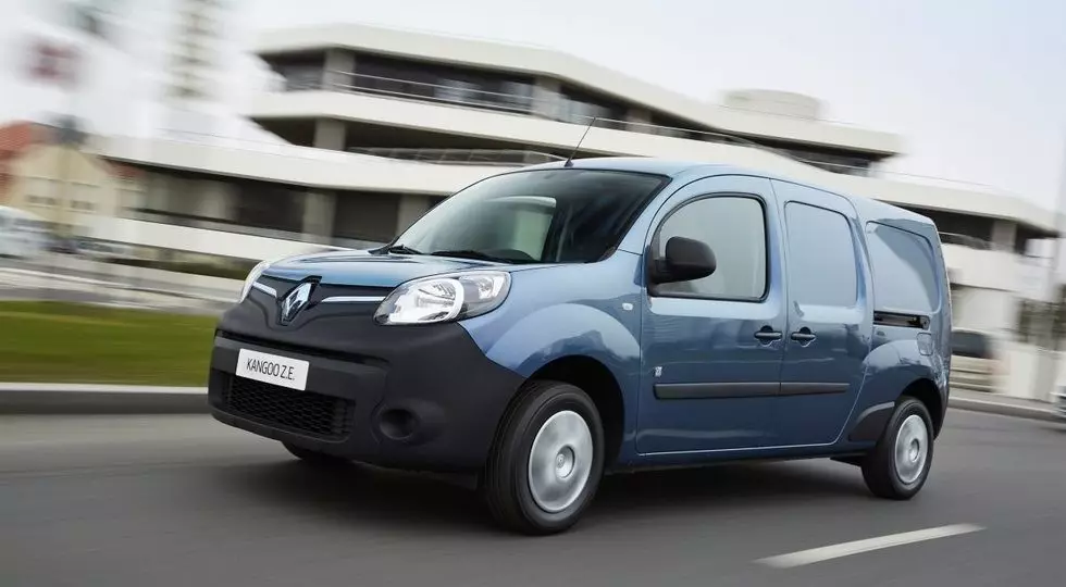 Yn y llun: Renault Kangoo z.e.