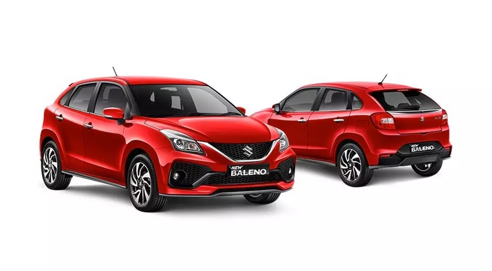 En annen oppdatert Suzuki Baleno: i en turbesta kostyme, men med en 