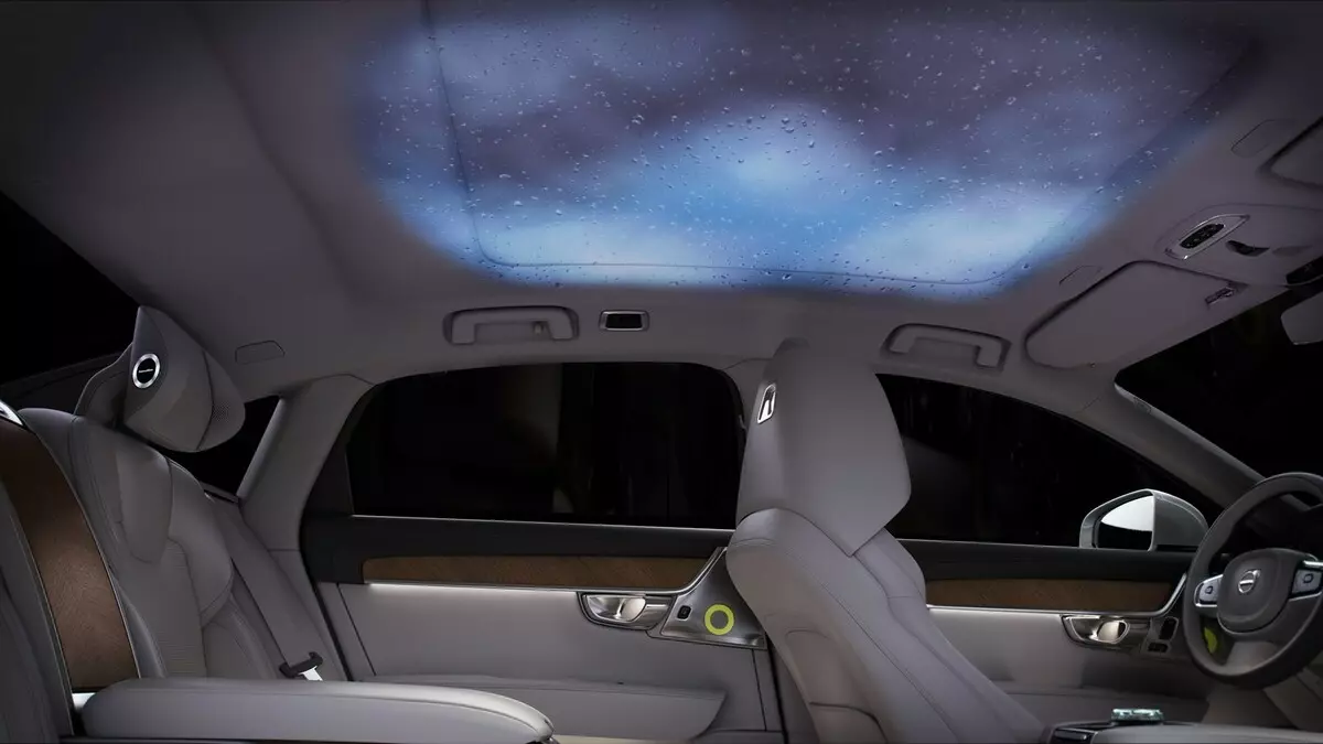 La più lussuosa Volvo S90 ha ricevuto il proiettore del soffitto 35444_8