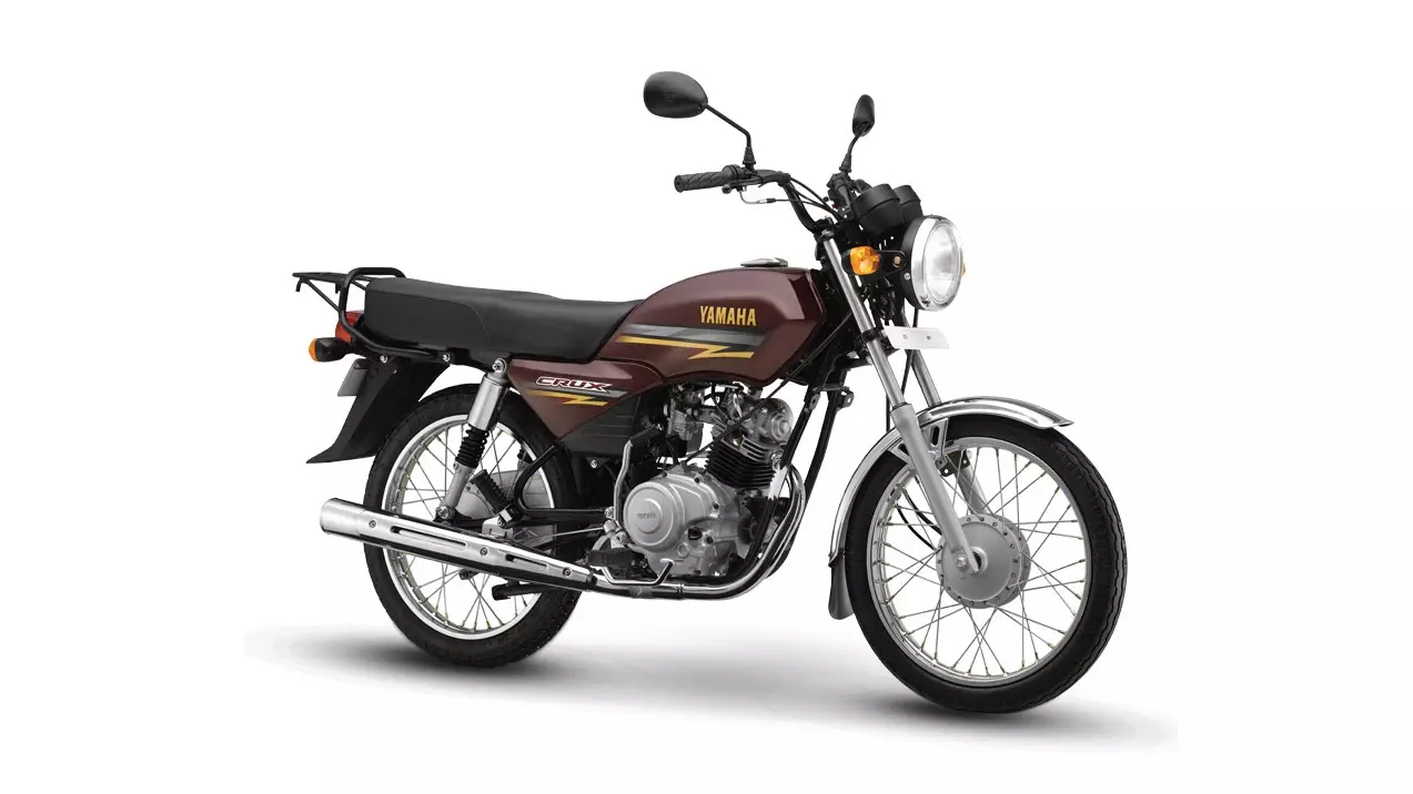 Sur la photo: Yamaha Crux pour le marché indien