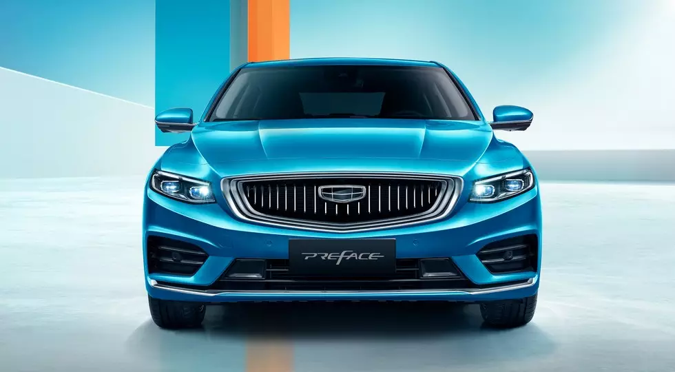 Geely Preface Sedan con Volvo Filling apareceu de novo en fotos oficiais 35894_1