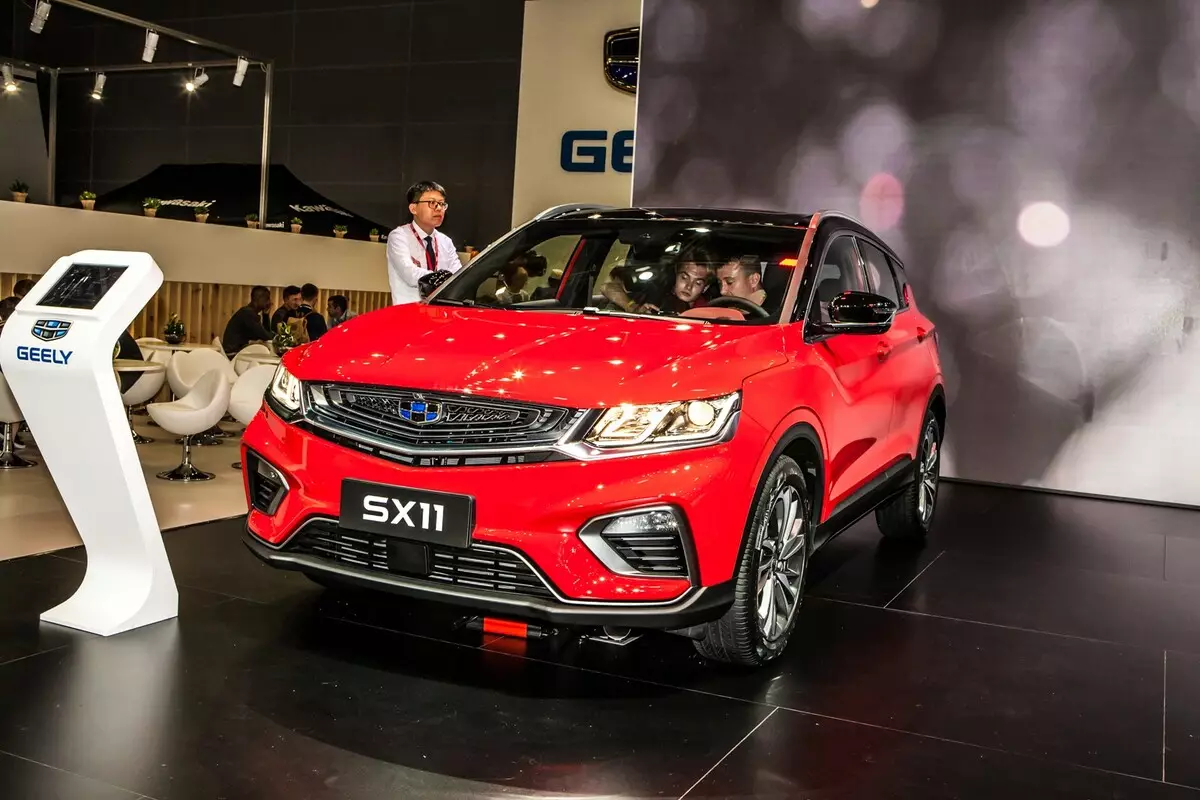 Geely SX11 na Stand MMAS 2018