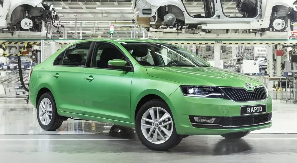 Produktionen af ​​opdateret Skoda Rapid begyndte i Rusland 36045_2