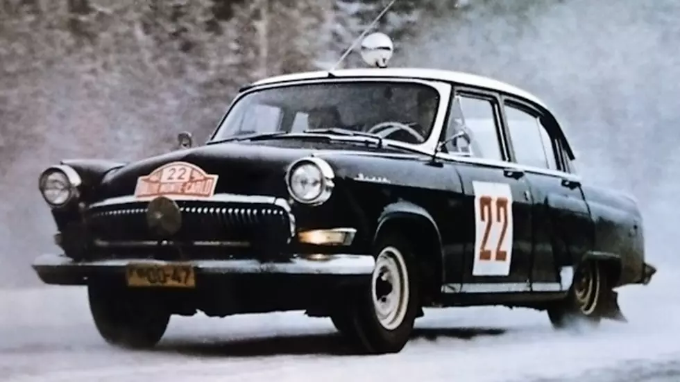 Na foto: Gaz 21 Volga na Rall Moneste-Carlo 1964