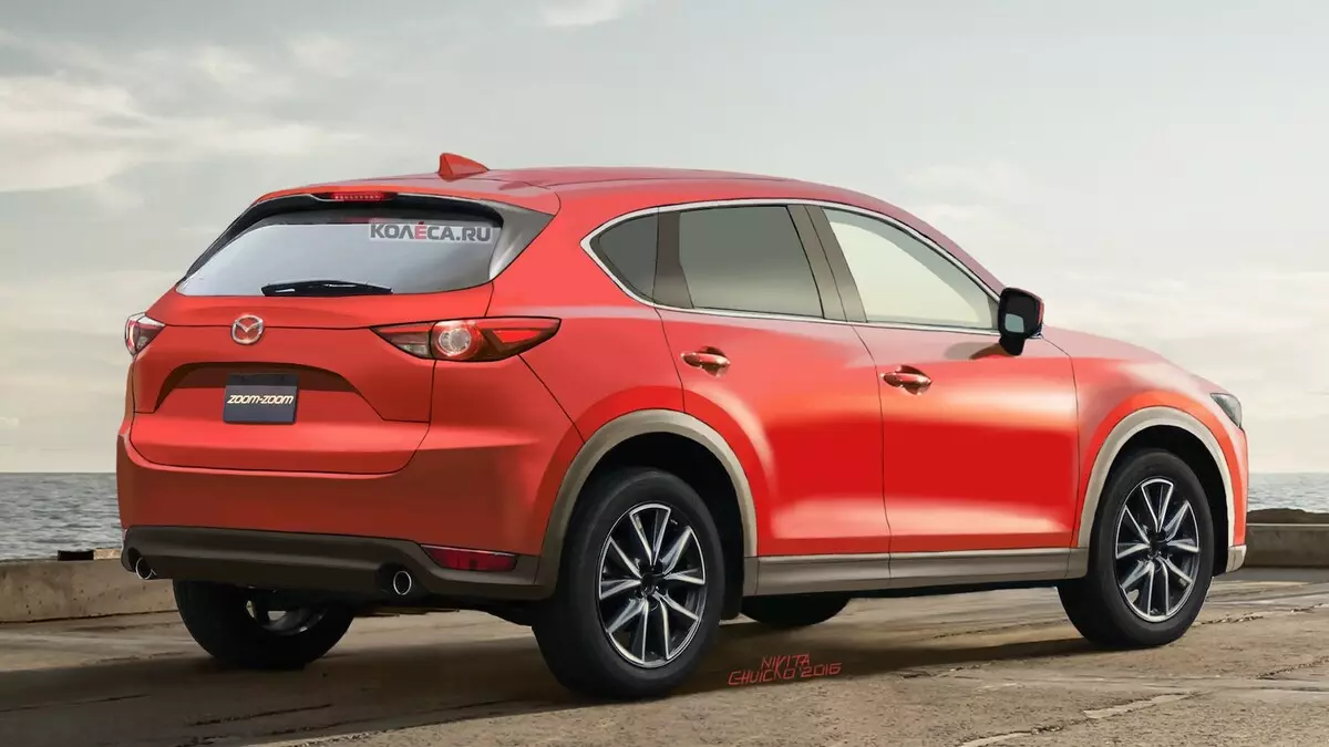 Mazda cx-5 ngasemva